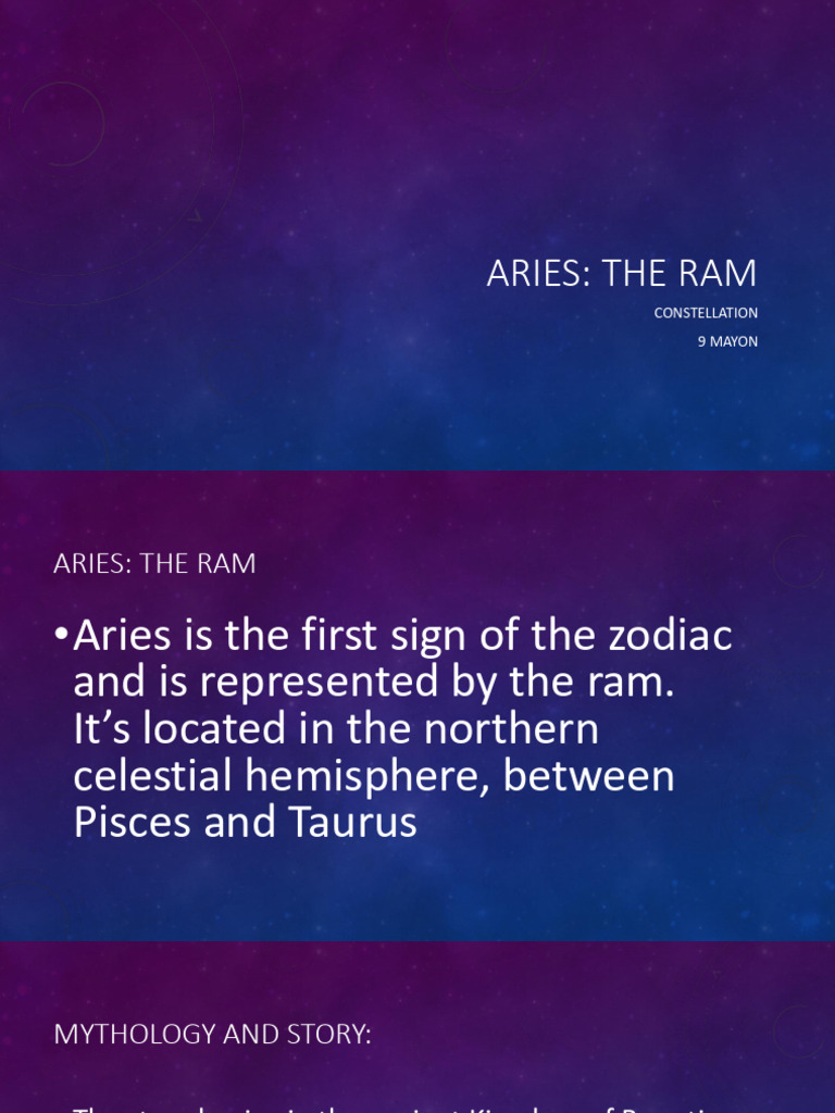Constellation-Aries | PDF | Astronomy | Stars