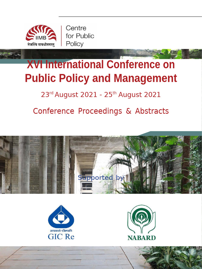 CPP Conference 2021-Proceedings | PDF | Cooperative | Economies