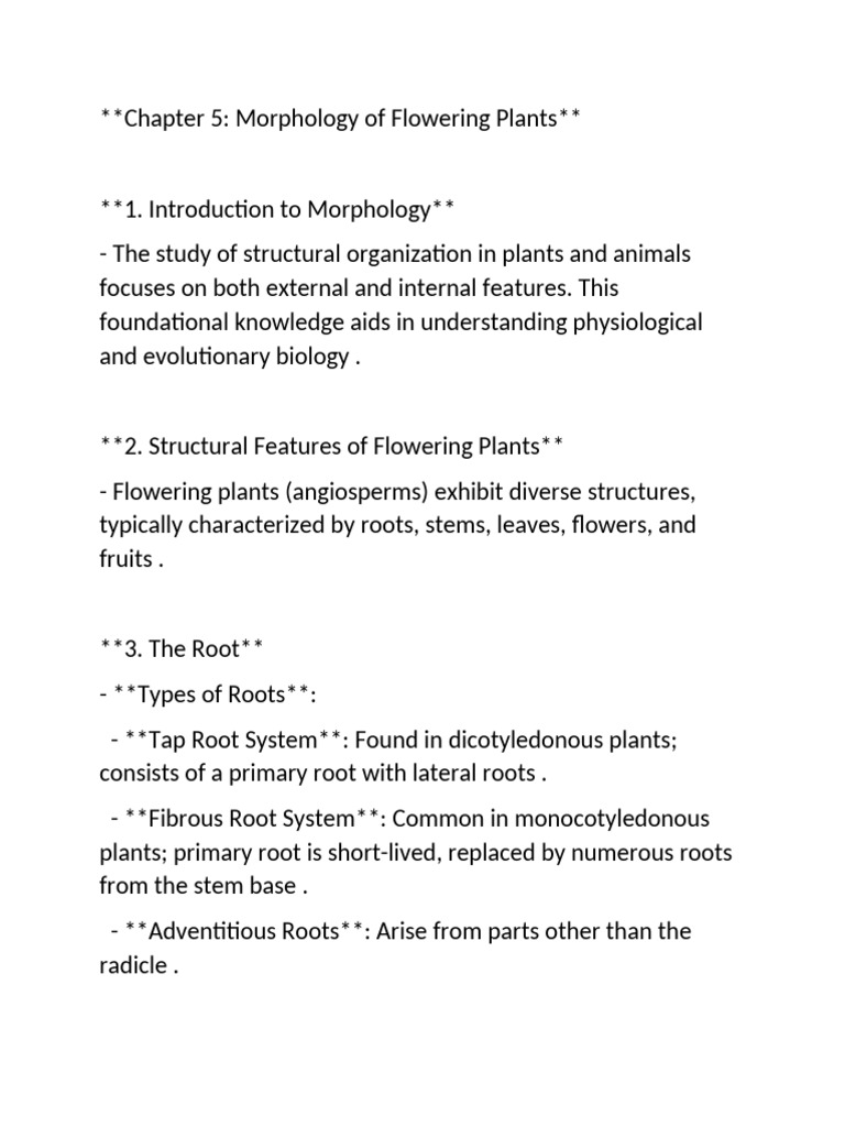 Chapter 5 | PDF | Leaf | Flowers