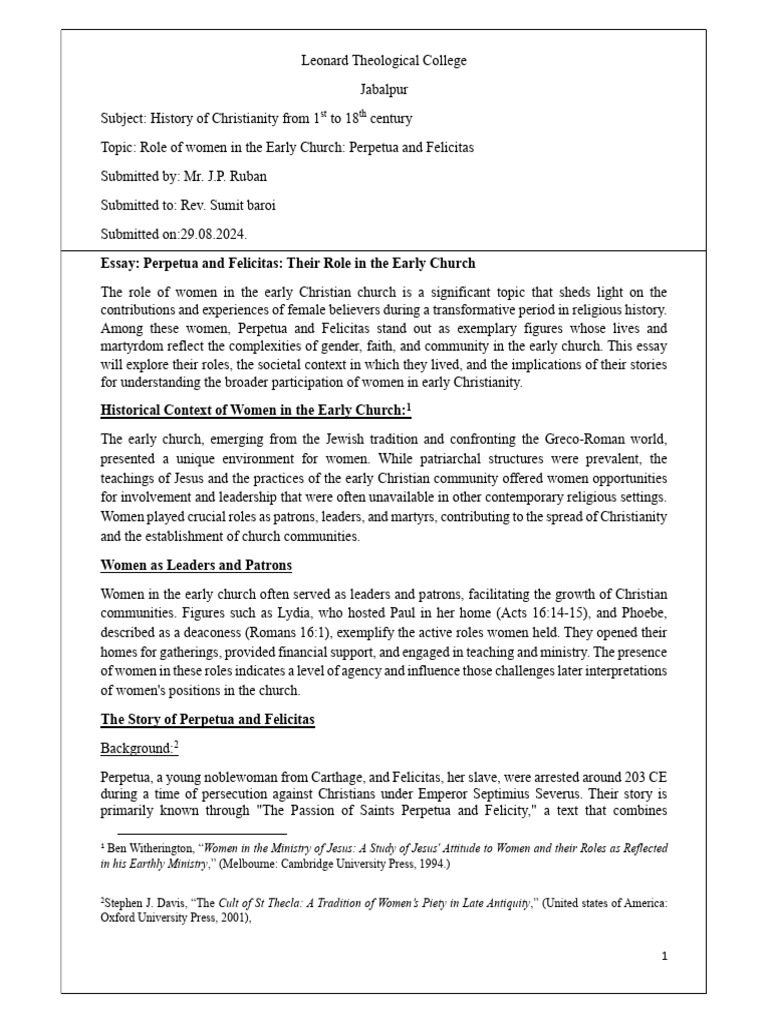Assignment | PDF | Early Christianity | Martyr