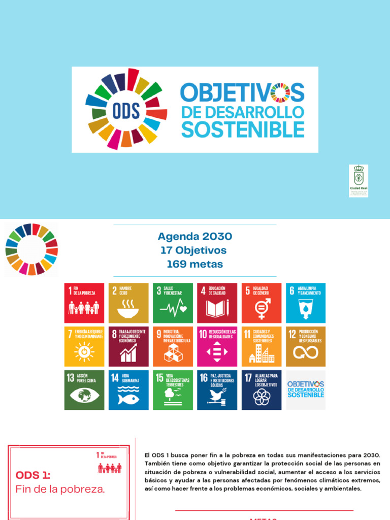 Agenda 2030 17 Objetivos 169 Metas | PDF | Sustentabilidad | Igualdad ...