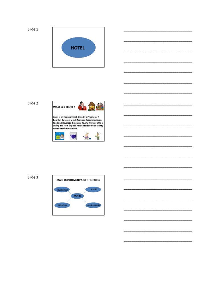 Hotel Department Types Overview | PDF | Hotel | Hospitality Industry