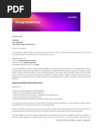 LTI Mindtree Offer Letter | PDF