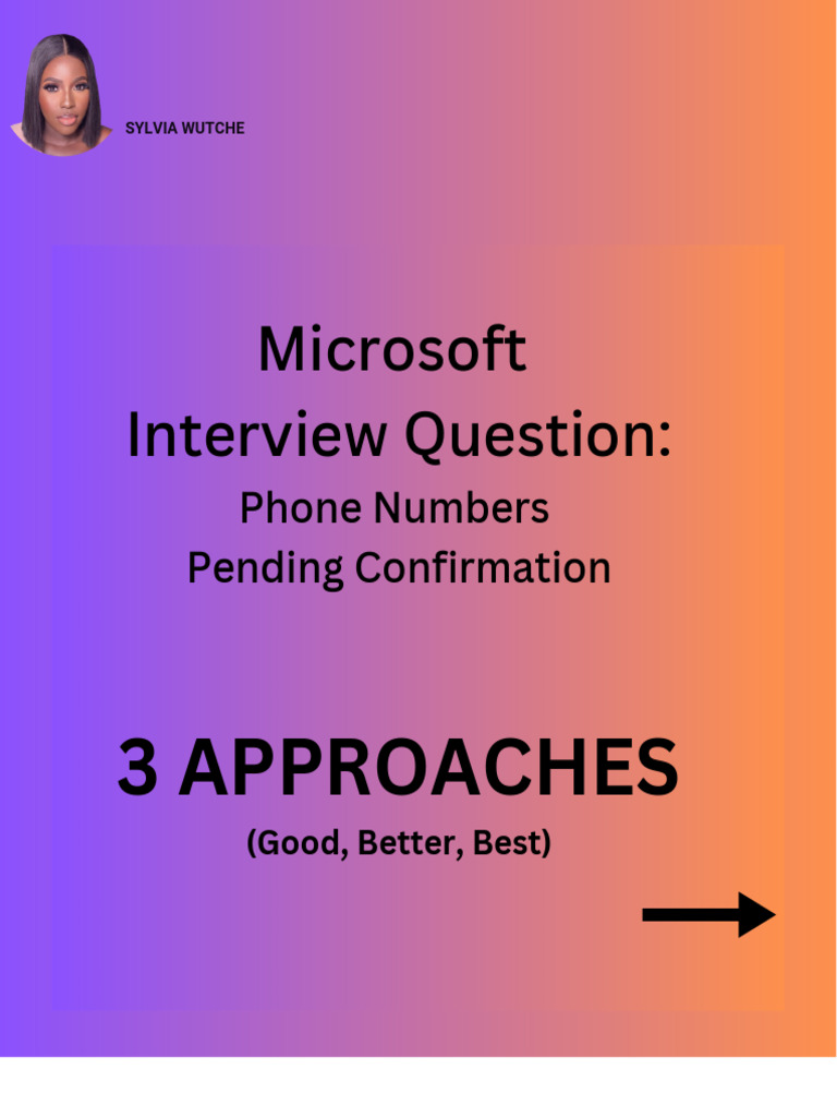 Phone Numbers Pending Confirmation | PDF