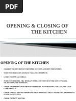 Weekly Kitchen Roster Schedule | PDF