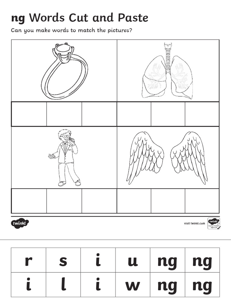 NG Cut and Stick Activity Sheet English - Ver - 4 | PDF