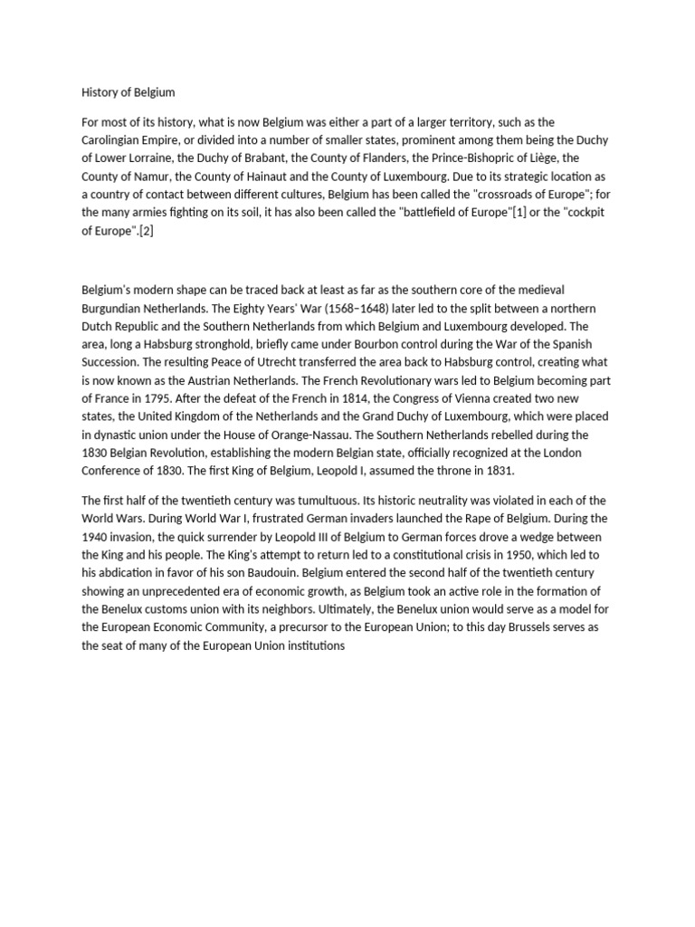 History of Belg-WPS Office | PDF | Belgium | Europe