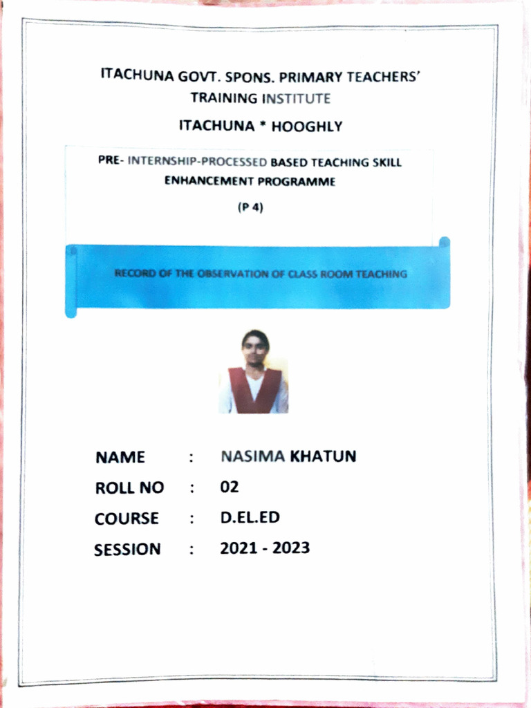 Teaching Skill Enhancement Program Guide | PDF