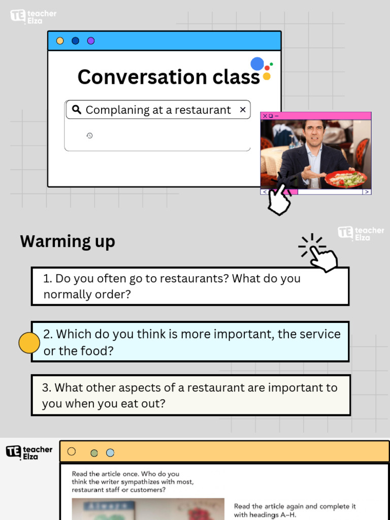Restaurant Complaints Guide | PDF