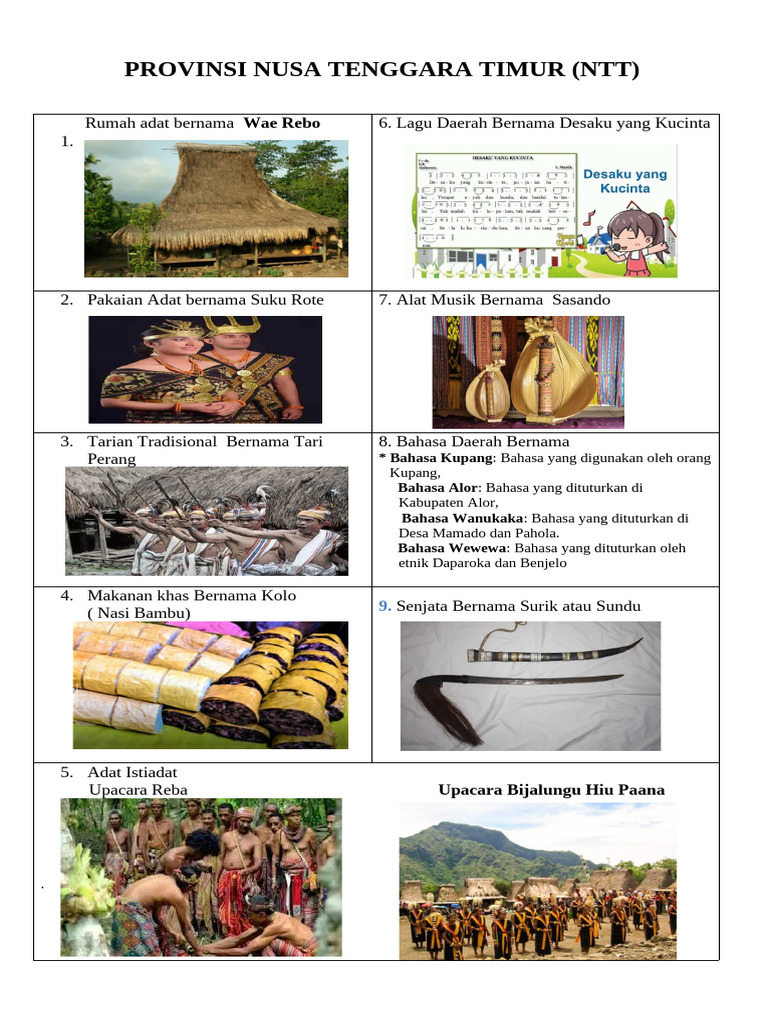 Tugas Imam Saputra Provinsi Nusa Tenggara Timur | PDF