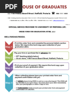 CPUT Graduation Attire Order Form 2025 | PDF