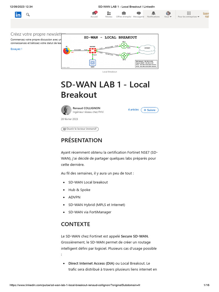 SD-WAN Local Breakout Lab Guide | PDF | Standards Internet | Gestion ...