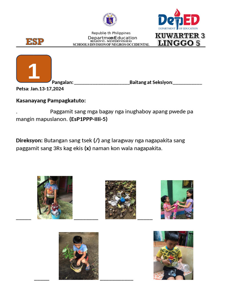 Es P1, Q3, WK 5 | PDF