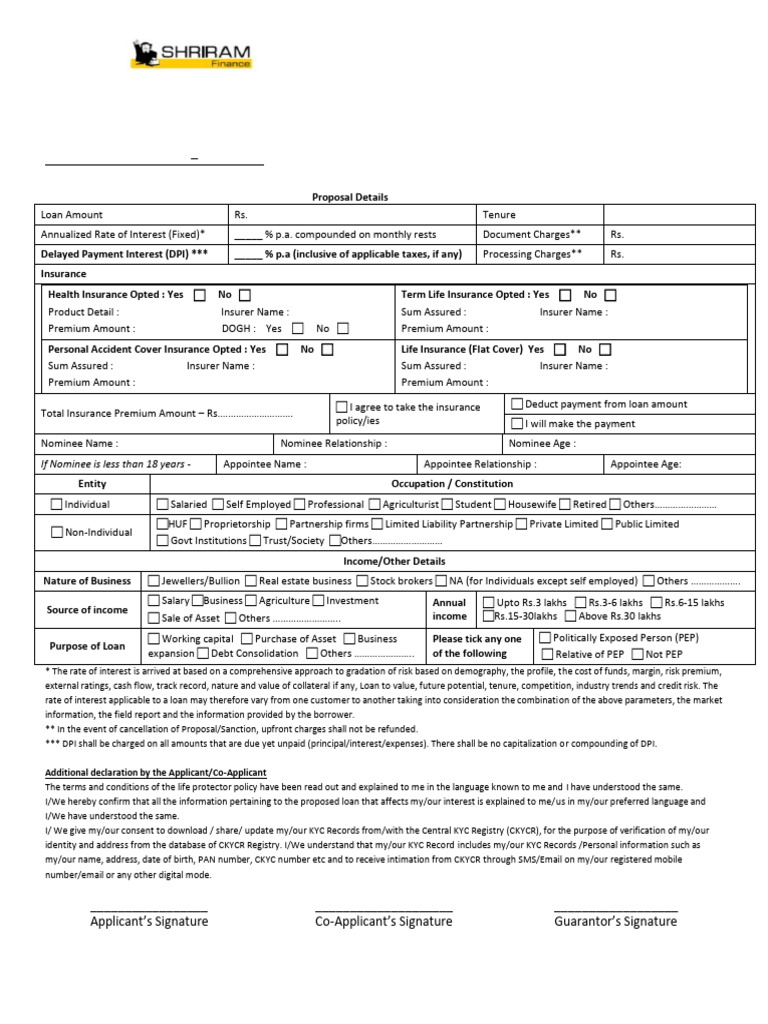 New Application Addendum CV - Dot | PDF | Insurance | Interest