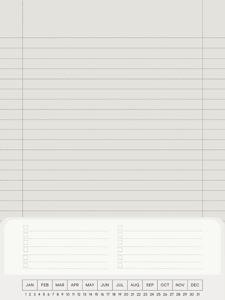 Monthly Calendar Overview | PDF