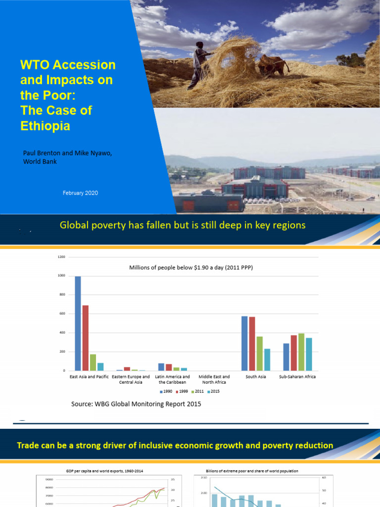 Wto Accession and Poverty Reduction Addis Presentation Paul Brenton ...