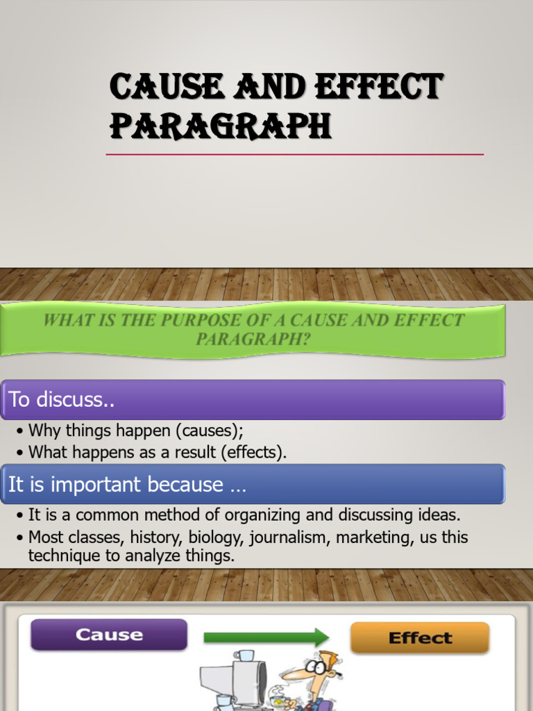 Cause and Effect Paragraph | PDF | Causality | Grammar