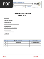Block Work Masonry | PDF | Masonry | Concrete