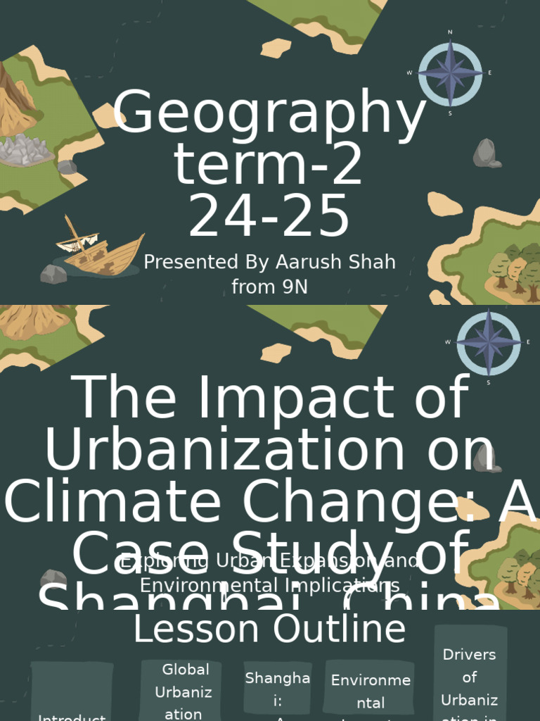 Human Migration and Geography Education Presentation in A Dark Green ...