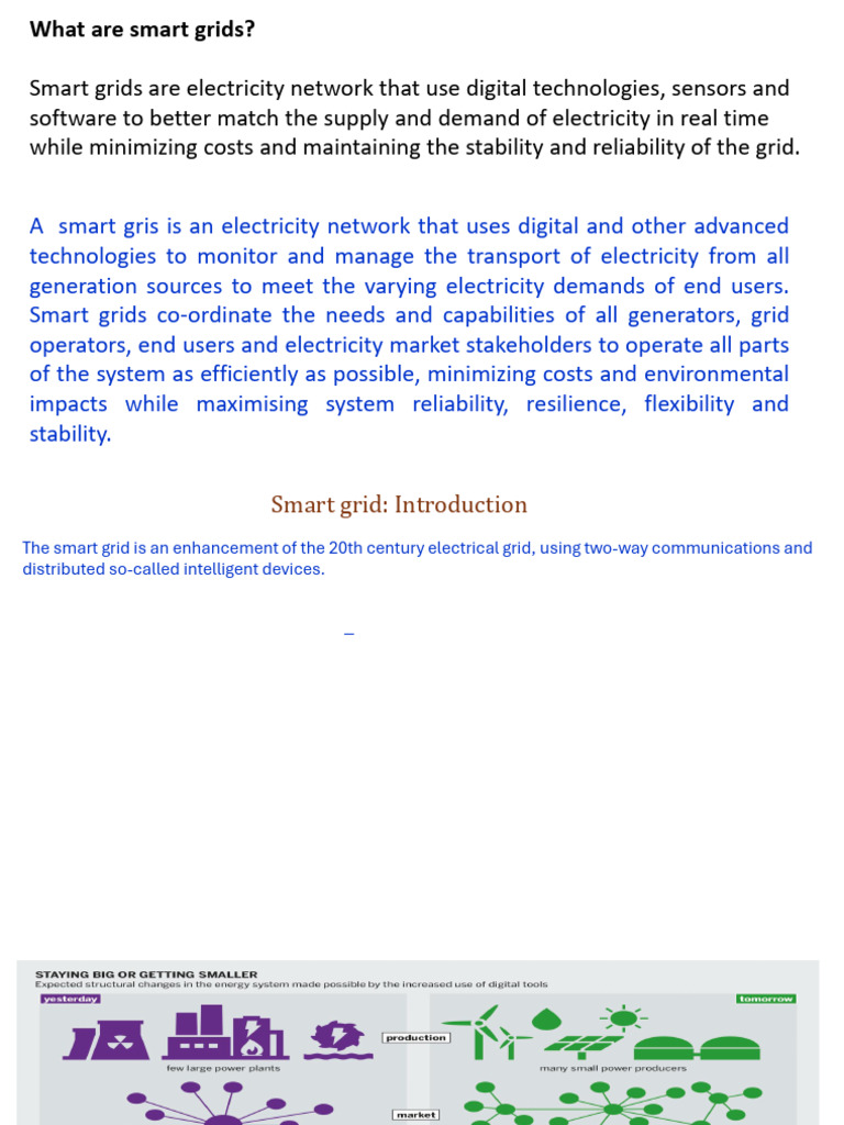 M1 Smart Grid | PDF | Smart Grid | Electrical Grid
