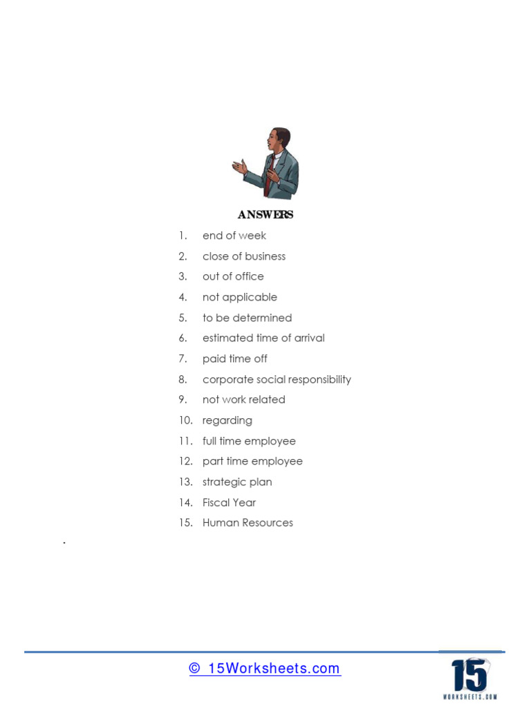 Business Acronyms Answer | PDF