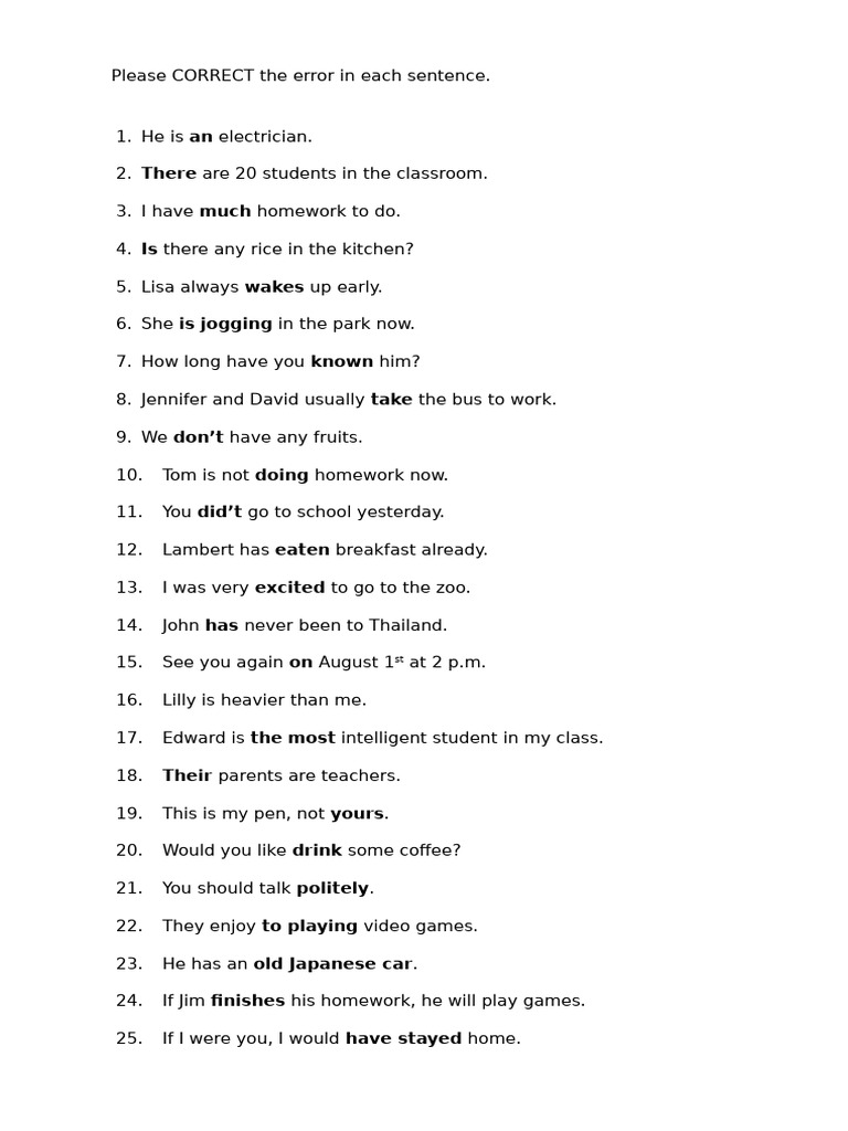 Which Sentence Is CORRECT 2 | PDF