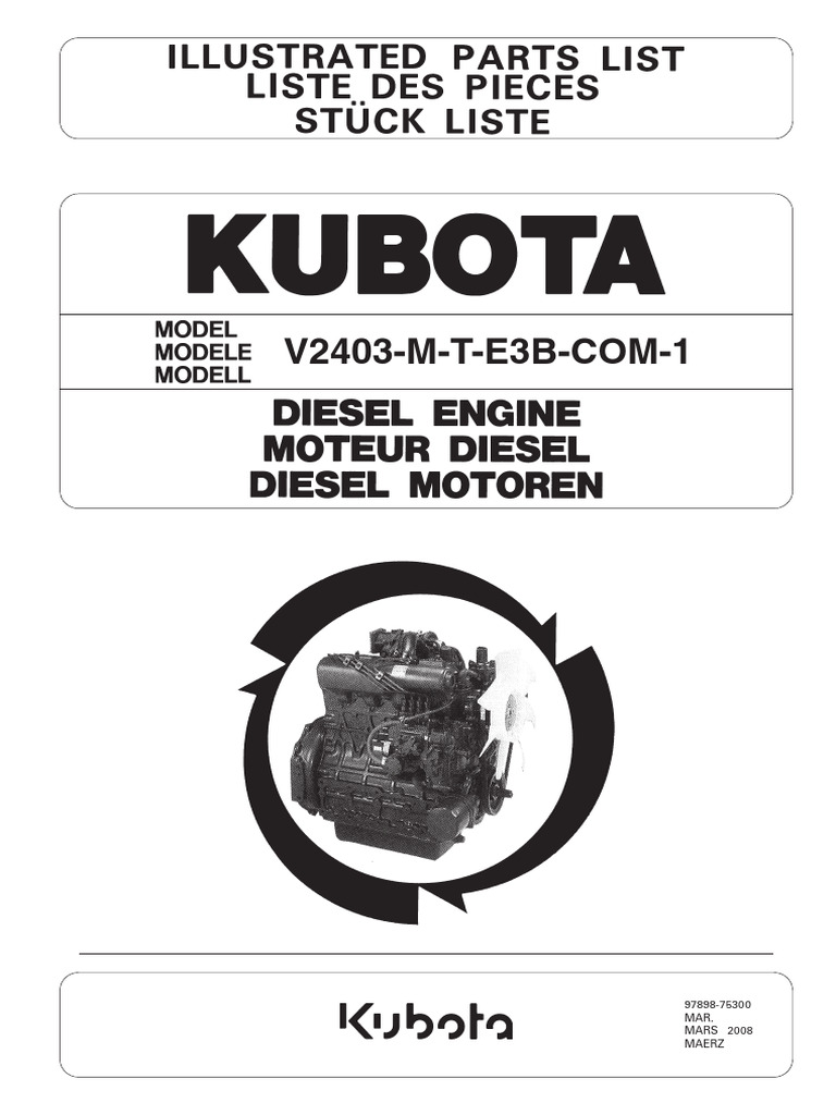 V2403 Spare Parts Manual (COMBI) | PDF