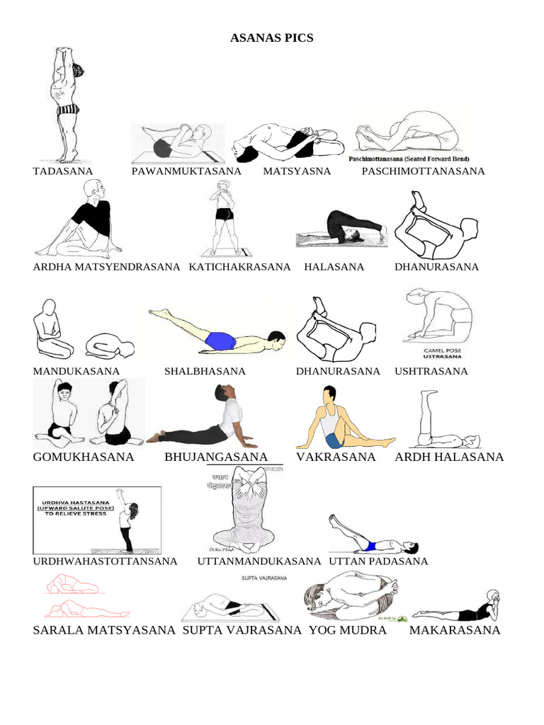 Asanas Pics (1) | PDF