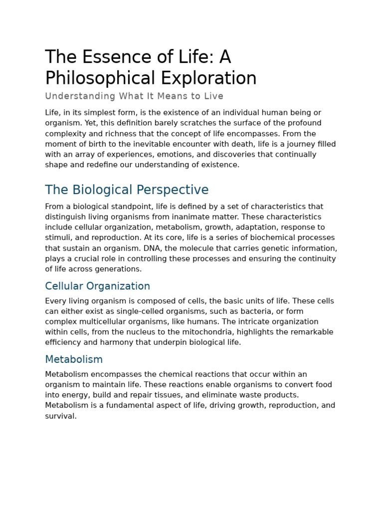 Reflection6 | PDF | Life | Cell (Biology)