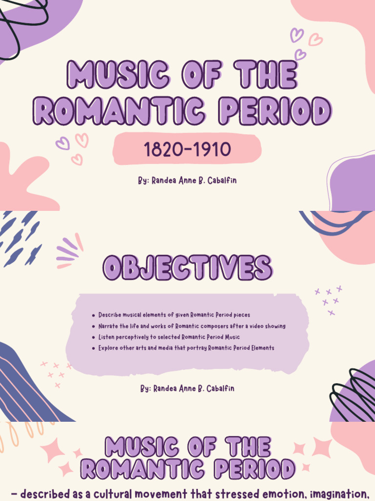Romantic Period Music Overview | PDF | Romantic Music | Frédéric Chopin