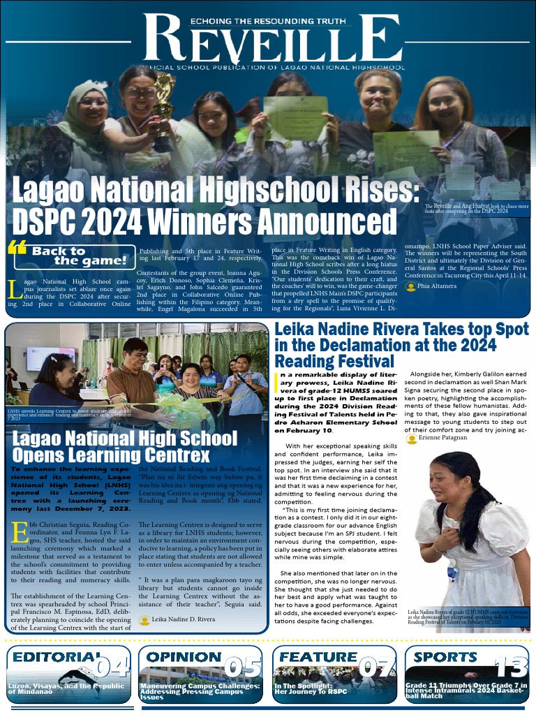 Reveille | PDF | Rodrigo Duterte | Learning