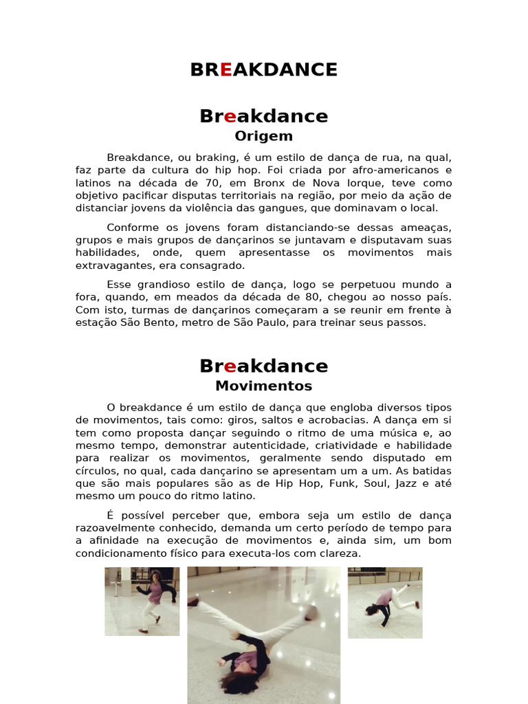 BREAKDANCE | PDF