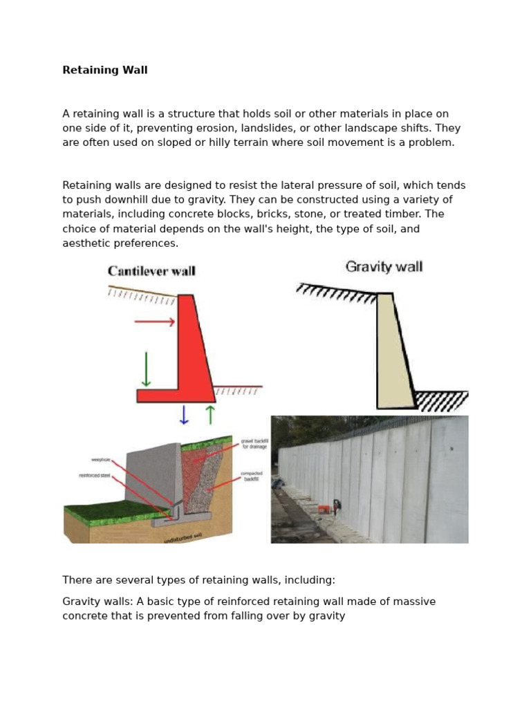 Retaining Wall and Slope Stability | PDF