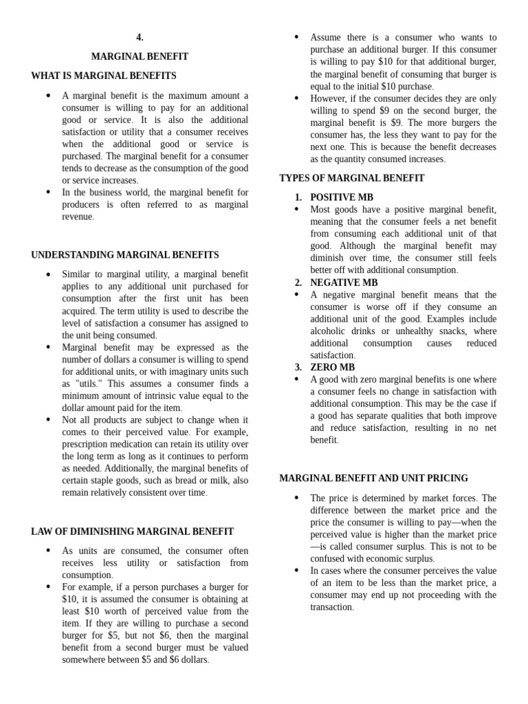ManEcon-Midterm-4-7 | PDF | Utility | Marginal Utility