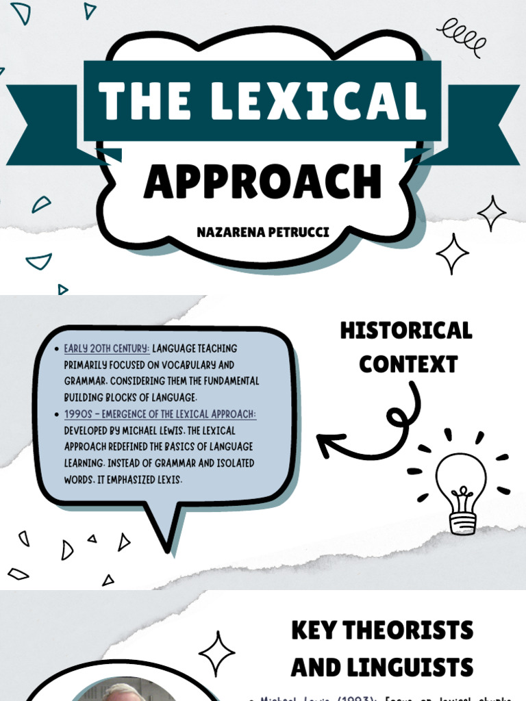 The Lexical Approach | PDF | Lexicon | Learning