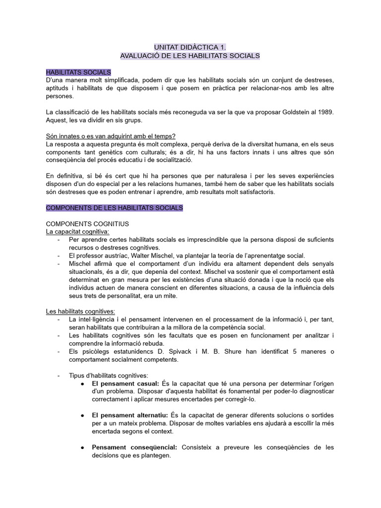 Còpia de Apunts examen HS T1,2 i 3 | PDF