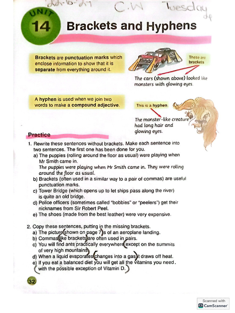 Grade 5 Grammar Unit 14,16,17 | PDF