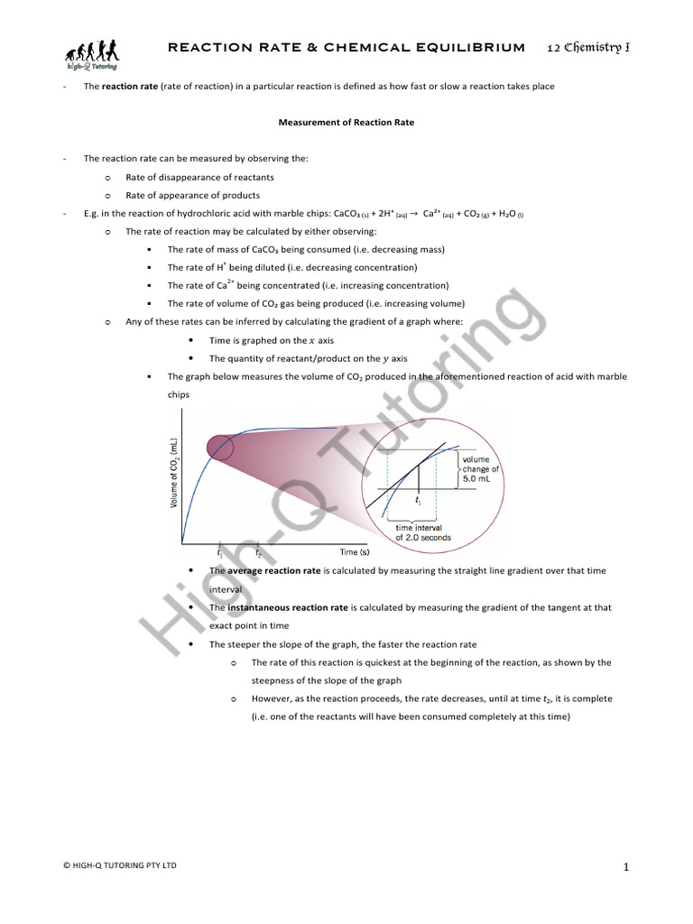 01_Reaction-Rates-and-Chemical-Equilibrium | PDF | Chemical Equilibrium ...