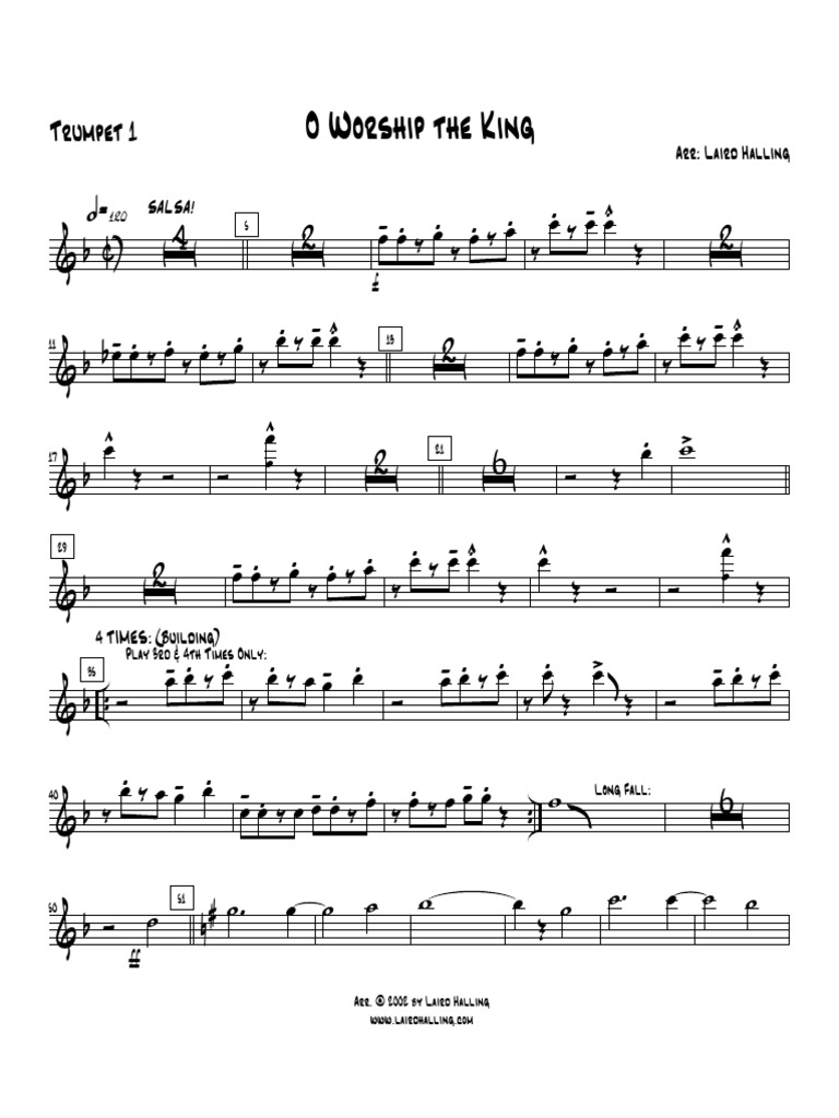 O Worship-Trumpet 1 | PDF
