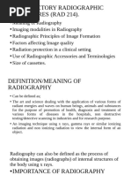 Introduction To Radiology Powerpoint | PDF | Radiology | Medical Imaging