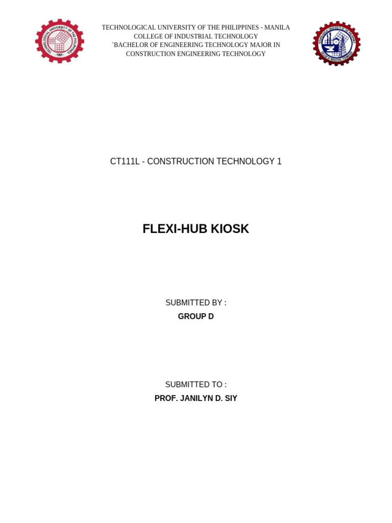 Modular Eco-Friendly Kiosk Project Plan | PDF | Wood | Personal ...