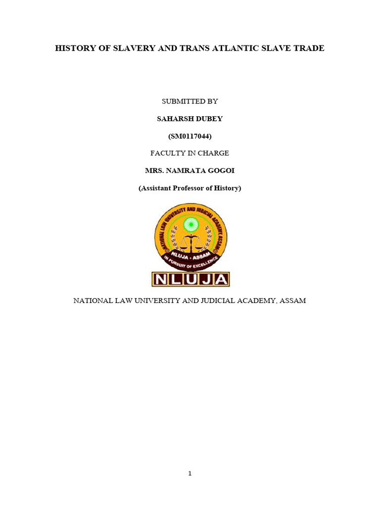 History of Slavery & Atlantic Trade | PDF | Slavery | Atlantic Slave Trade