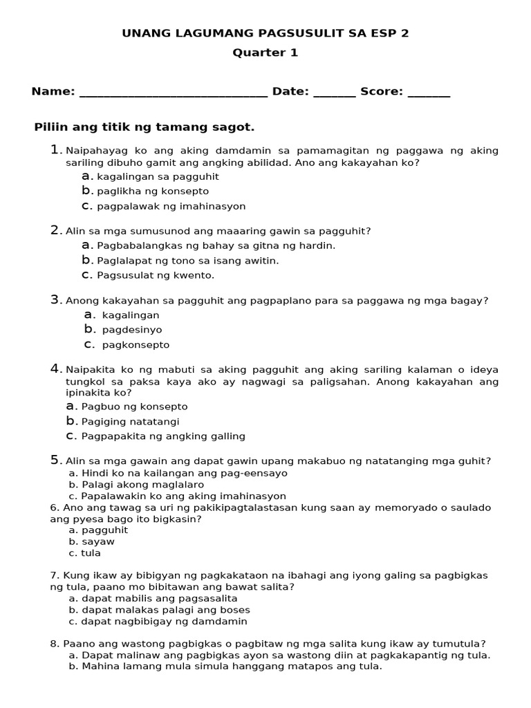 ST Esp 2 No. 1 | PDF