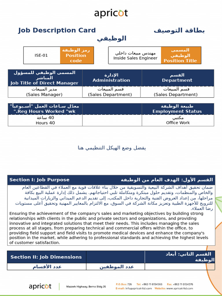 ISE-01 - Job Description Card | PDF