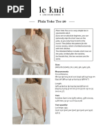 Halibut Sweater | PDF | Gauge (Knitting) | Knitting