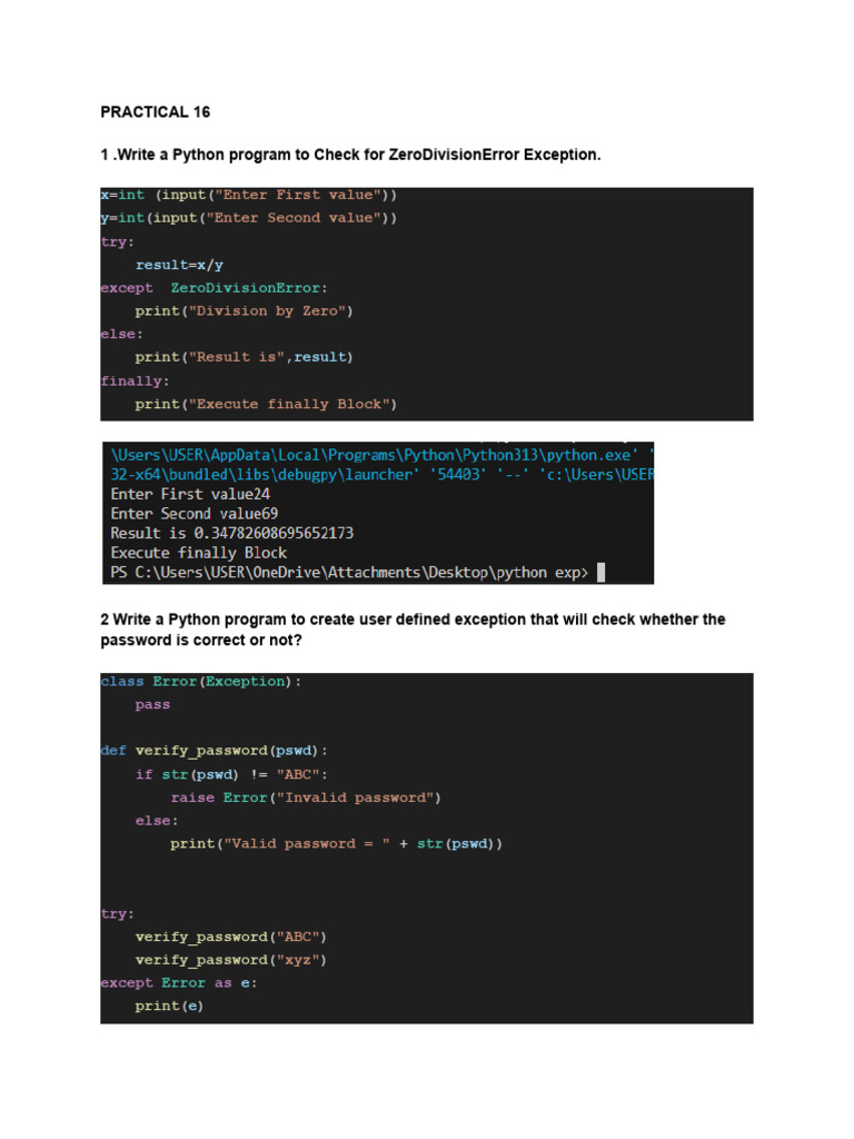 Practical 16 Py | PDF