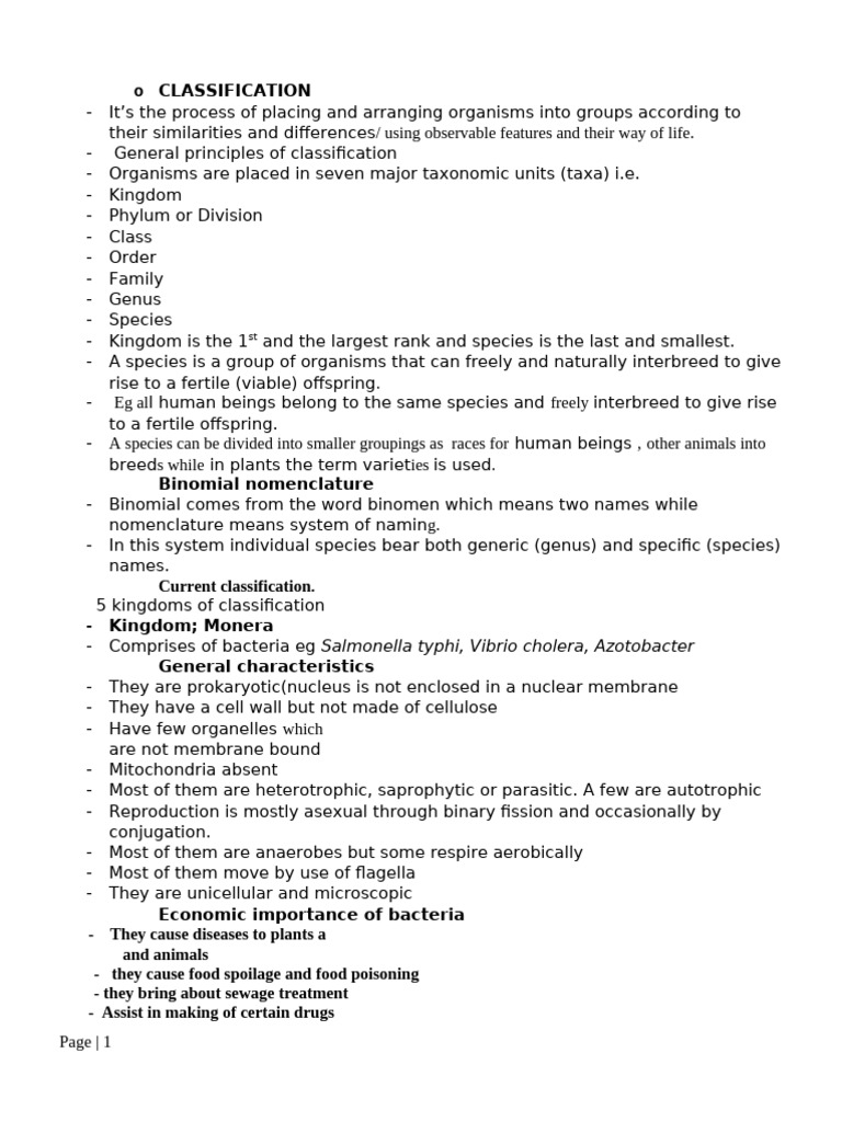 FORM 3 BIOLOGY NOTES RELOADED | PDF | Leaf | Food Web