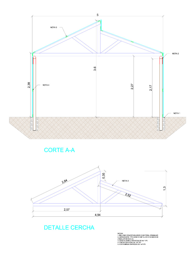 Estructura y Cerchas | PDF
