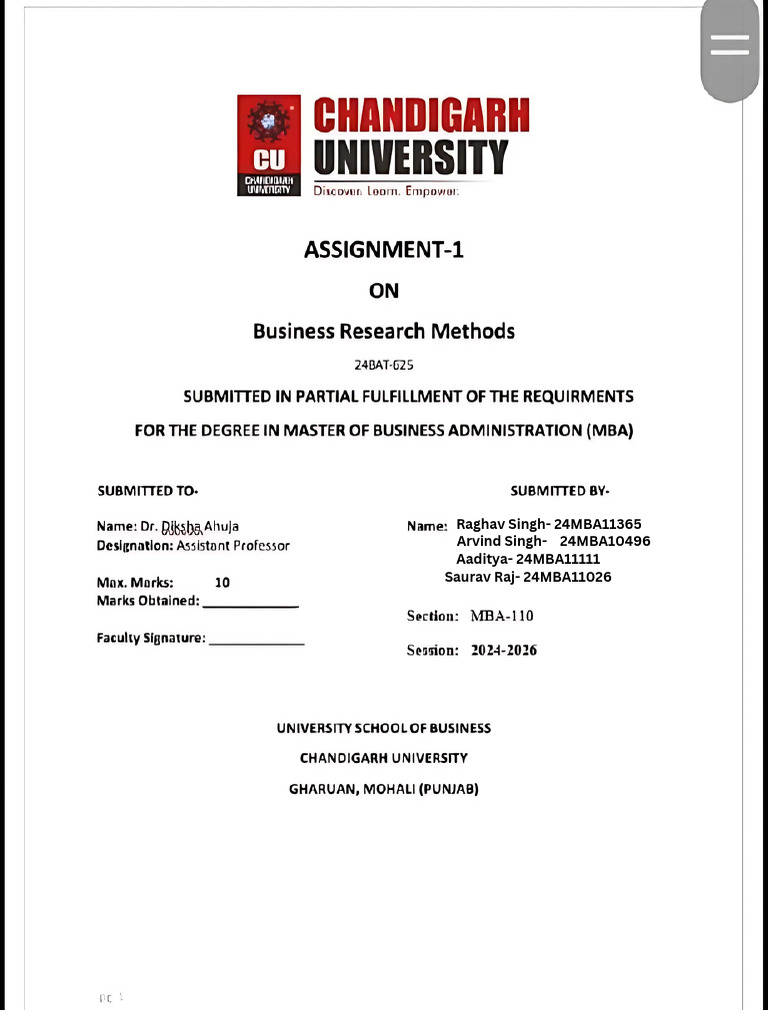 Raghav Singh- 24MBA11365 | PDF