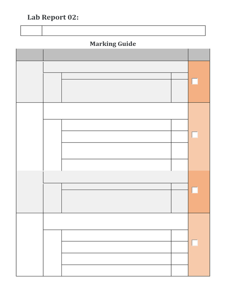 RUBRICS of Report 02 (MD CAD-I) | PDF
